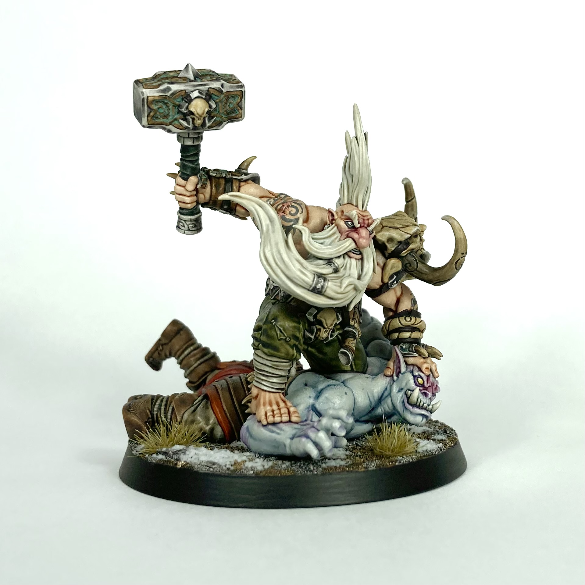 3D Printable Tarum Bloodhammer (The Quest for Goldvein) by Artisan Guild