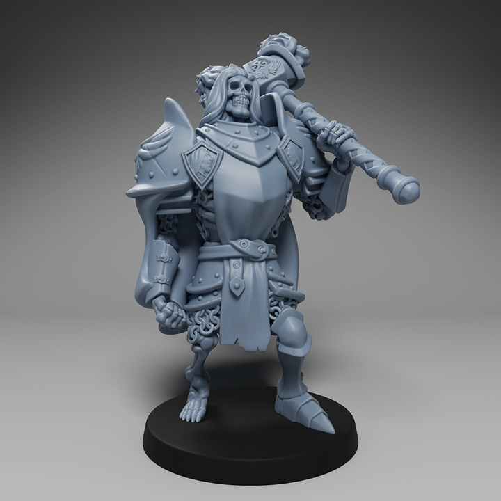 3D Printable Skeleton Knight by Built Bird