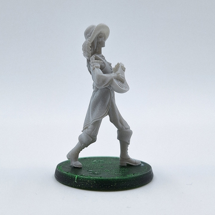 3D Printable Skeleton Bard Musician by Built Bird