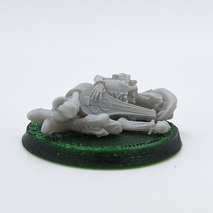 3D Printable Skeleton Bard Musician by Built Bird