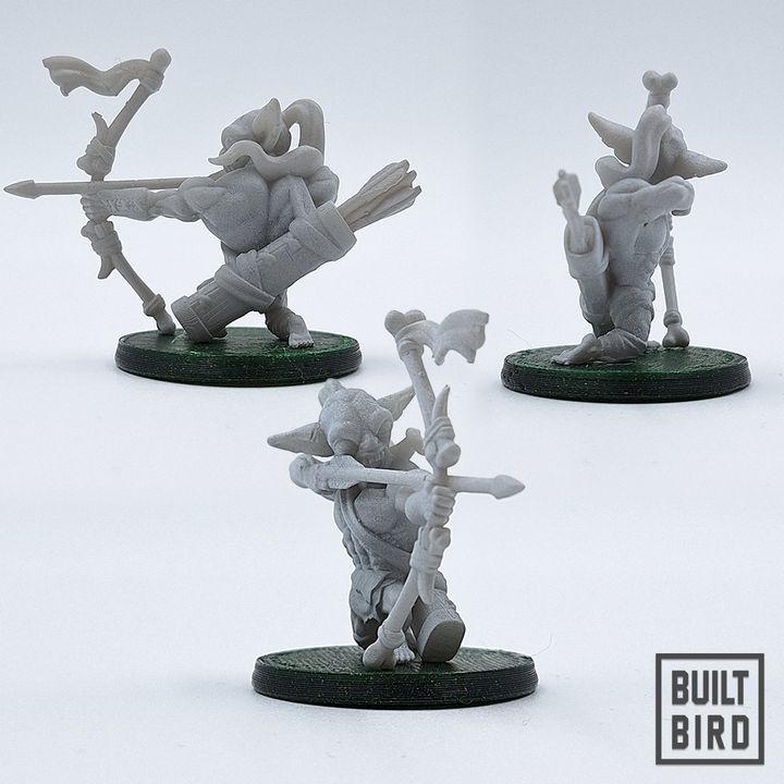 3D Printable Goblin Bow man by Built Bird