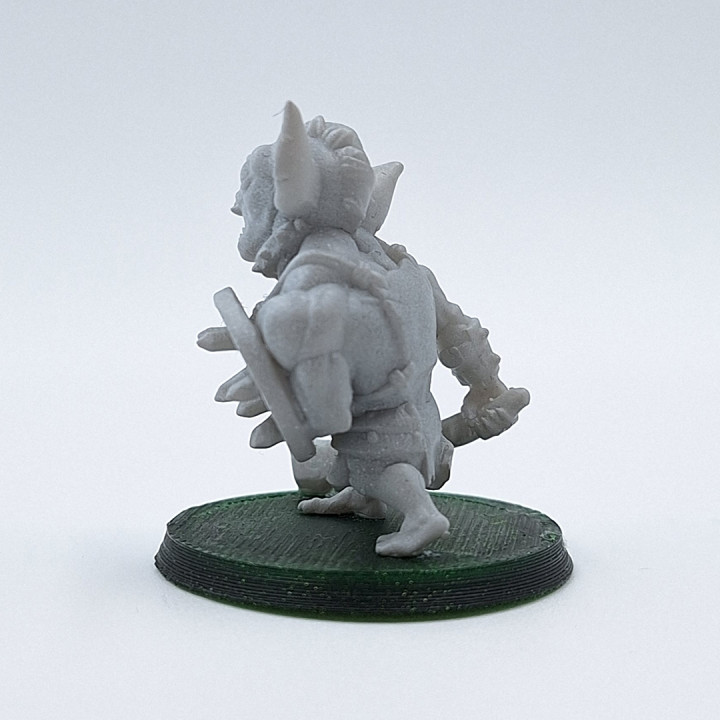 3d Printable Goblin Fighter By Built Bird