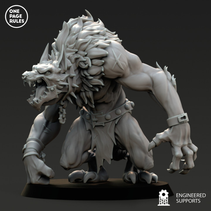 3D Printable Werewolves - Vampiric Undead by One Page Rules