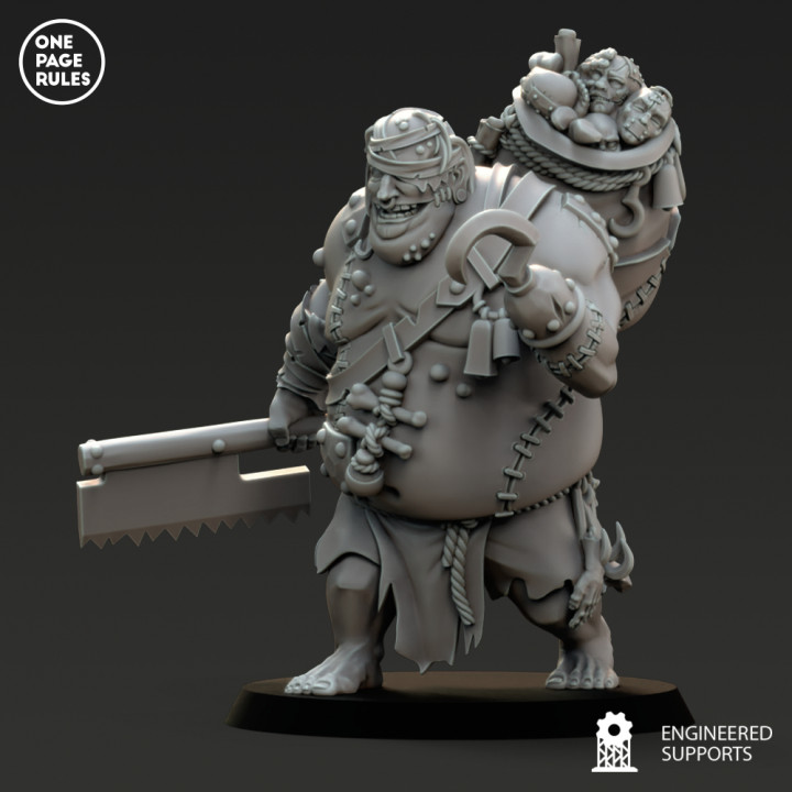 3D Printable Stitched Butchers - Vampiric Undead by One Page Rules