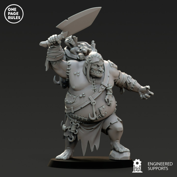 3D Printable Stitched Butchers - Vampiric Undead by One Page Rules