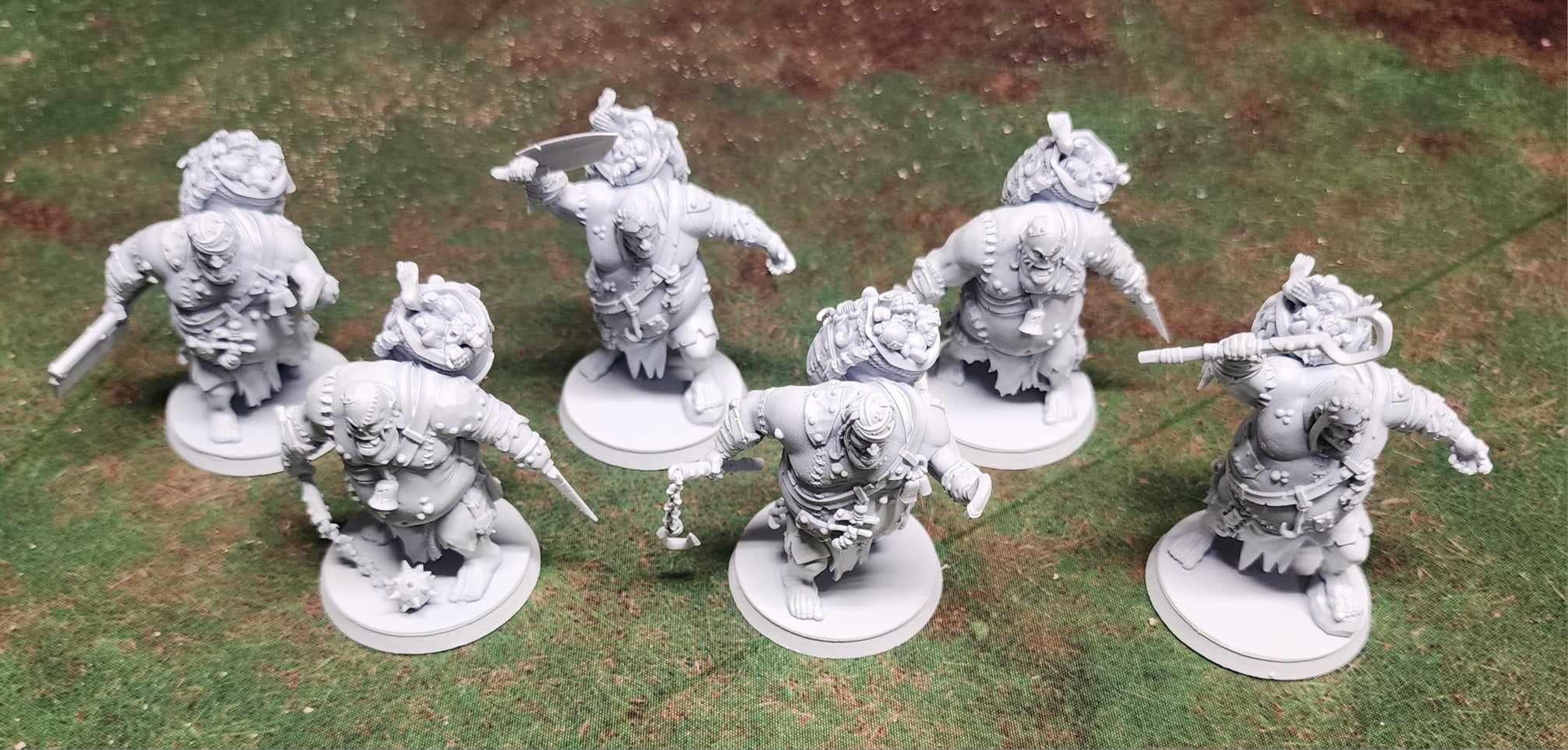 3D Printable Stitched Butchers - Vampiric Undead by One Page Rules