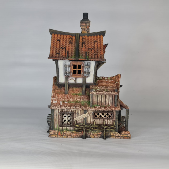 3D Printable Blackthorn Distillery - Medieval Town Set by Adrian