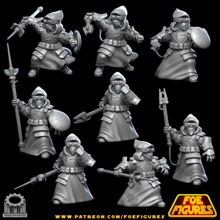 3D Printable Java Shaman + Armored Bundle by Foe Figures