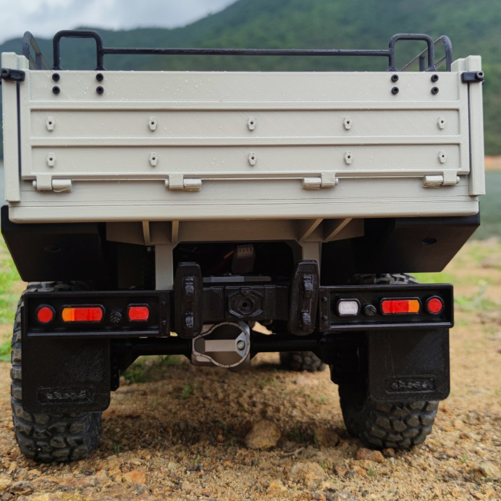 3D Printable Crawler Cat 1 4x4 Sideboard Flatbed - 1/10 RC body ...