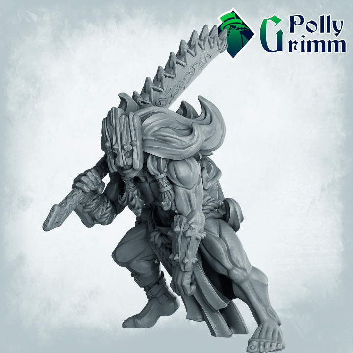 3D Printable Fantasy miniatures for tabletop games. Big Boss Broo by ...