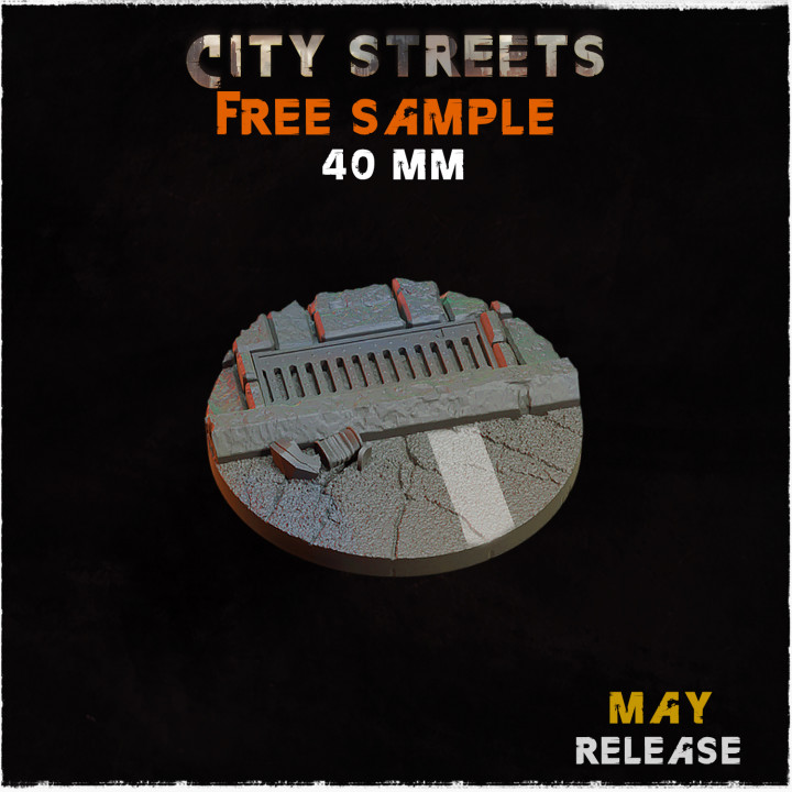 3D Printable City Streets - Bases & Toppers (Free Sample) by Zabavka ...