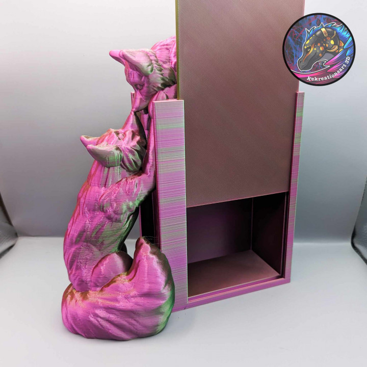 3D Printable Fox Book Nook by Kirsten M