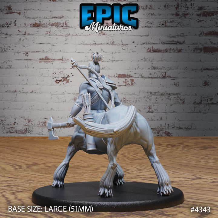 3D Printable Centaur Scout Set / Horse Human Hybrid / Evil Woodland ...