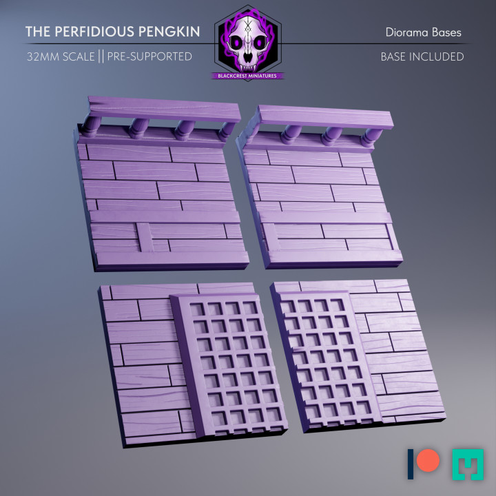 3D Printable The Perfidious Pengkin - Set by Blackcrest Miniatures