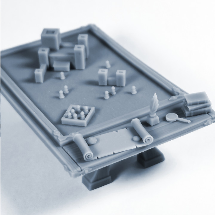 3D Printable Battle Planning Table by The Forge of Many Things