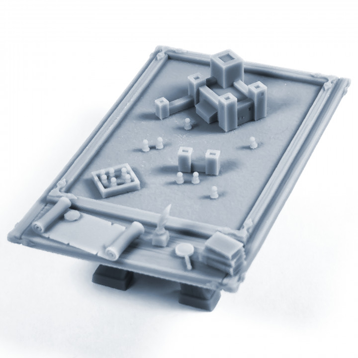 3D Printable Battle Planning Table by The Forge of Many Things