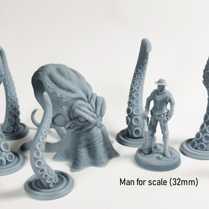 3D Printable Giant Octopus Monster - Tribes Loyalty Bonus by The Forge ...
