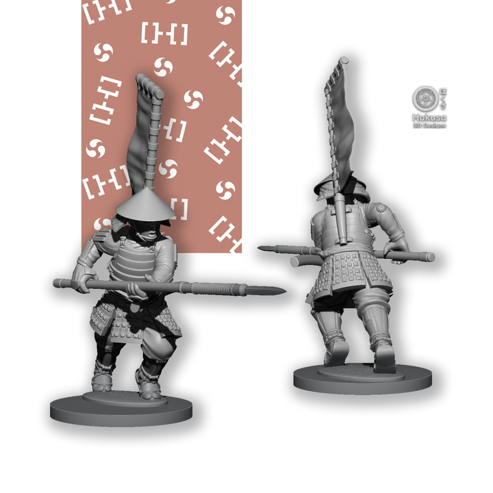 3D Printable Full Samurai Army KS1 Bundle by Hokusa 3D Designs