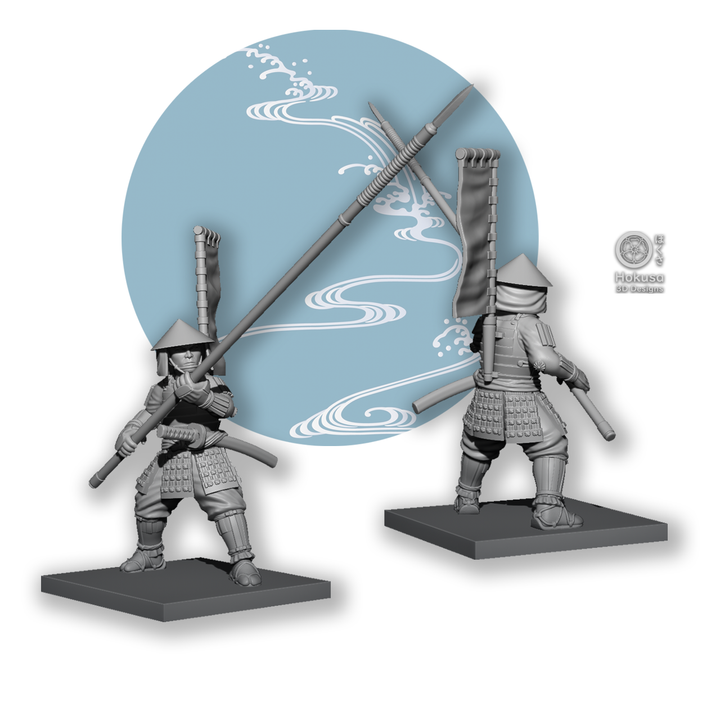 3D Printable Full Samurai Army KS1 Bundle by Hokusa 3D Designs