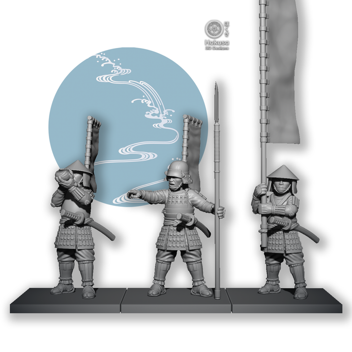 3D Printable Full Samurai Army KS1 Bundle by Hokusa 3D Designs