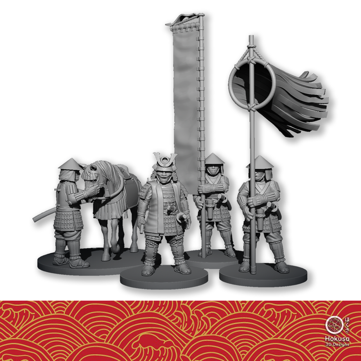 3D Printable Full Samurai Army KS1 Bundle by Hokusa 3D Designs