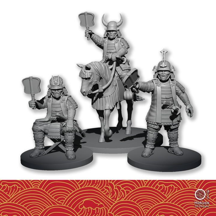 3D Printable Full Samurai Army KS1 Bundle by Hokusa 3D Designs