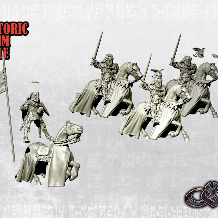3D Printable 28mm Chivalry! - Mega Set by Ezipion Digital Store