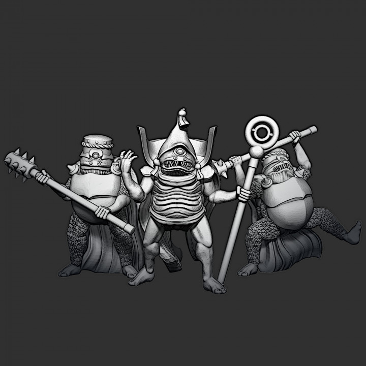 3D Printable Mirror Walkers: Uhlvar Wizard-Liege and Spellguards by Ill ...