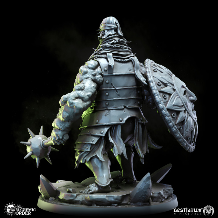 3D Printable Leper Hulks x 2 by Bestiarum Miniatures