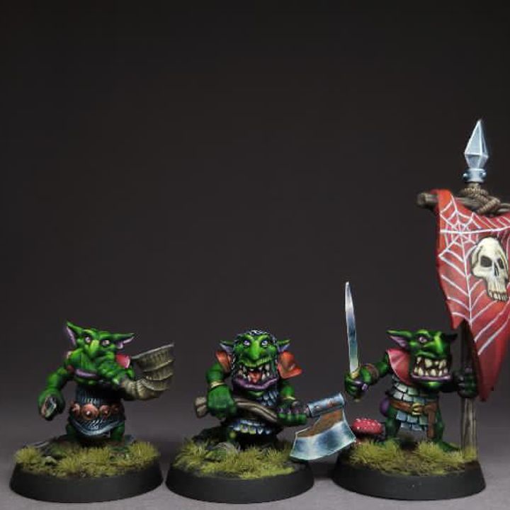 3D Printable Goblin Command Group by Gublinz