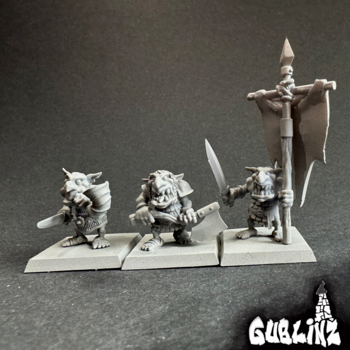 3D Printable Goblin Command Group by Gublinz