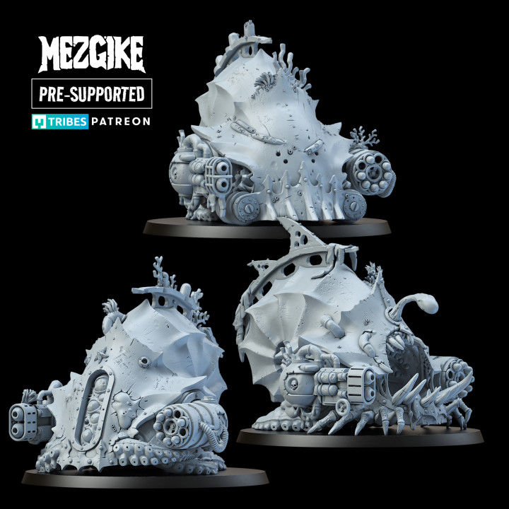 3D Printable Death shell crawlers (pre-supported) by MEZGIKE
