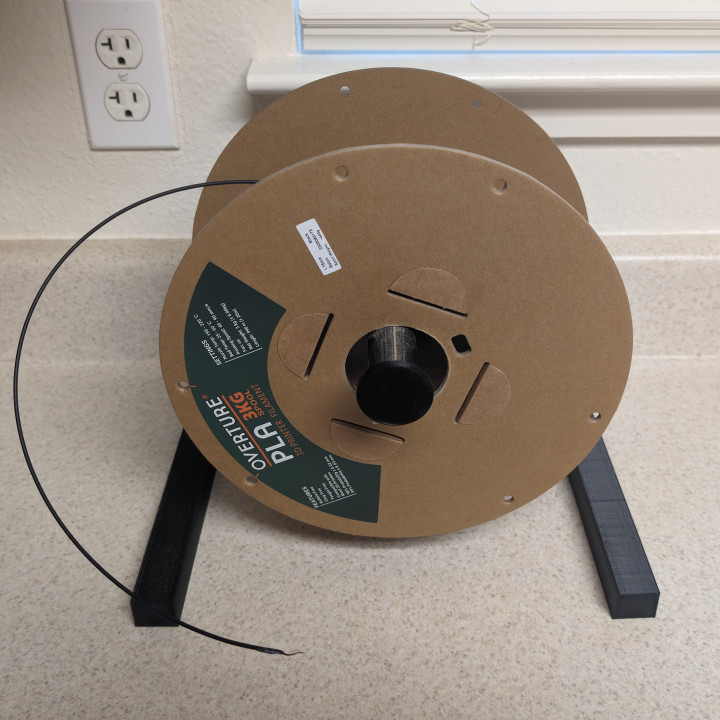 3D Printable Large filament spool holder by Pierson Brossard