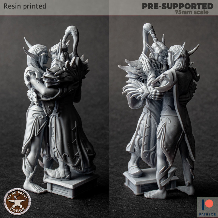 3D Printable Blood Elves v2 BUNDLE (21 Unique pre-supported STLs) by ...
