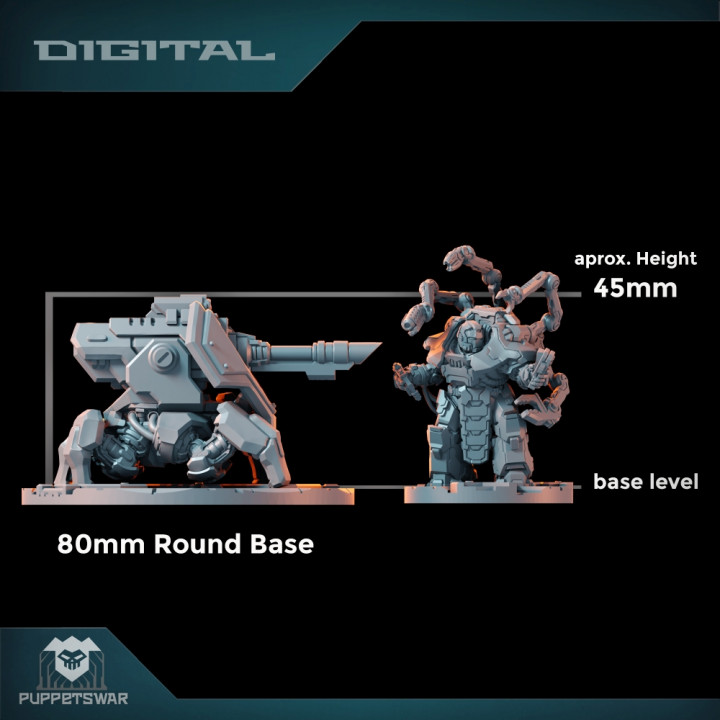 3D Printable Cannon Platform by Puppetswar Miniatures