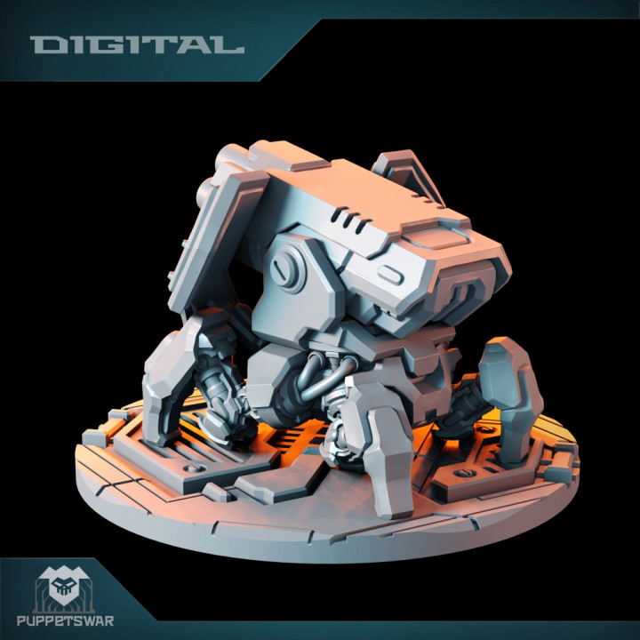 3D Printable Cannon Platform by Puppetswar Miniatures