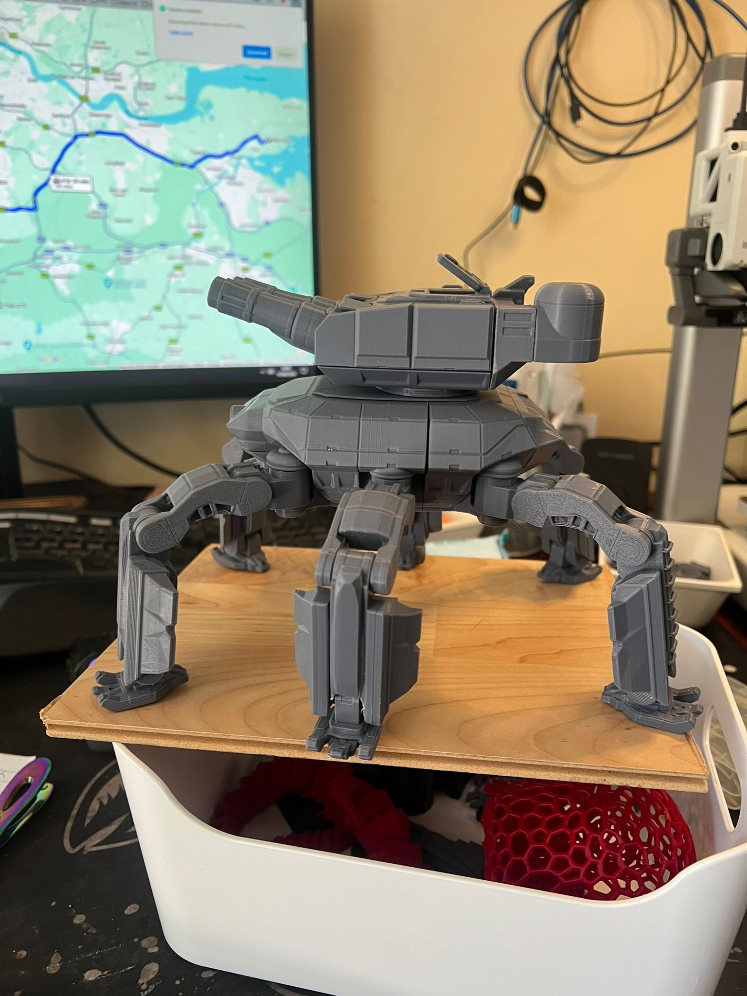3D Printable Walker Tank - Manned by 2nd Dynasty