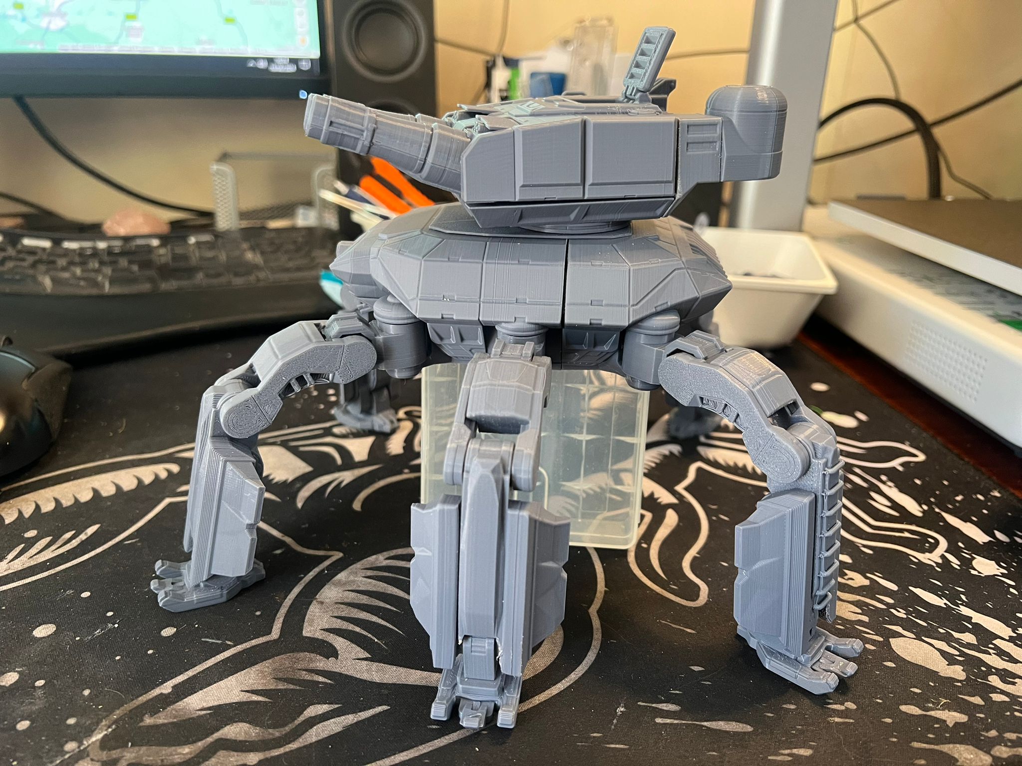 3D Printable Walker Tank - Manned by 2nd Dynasty