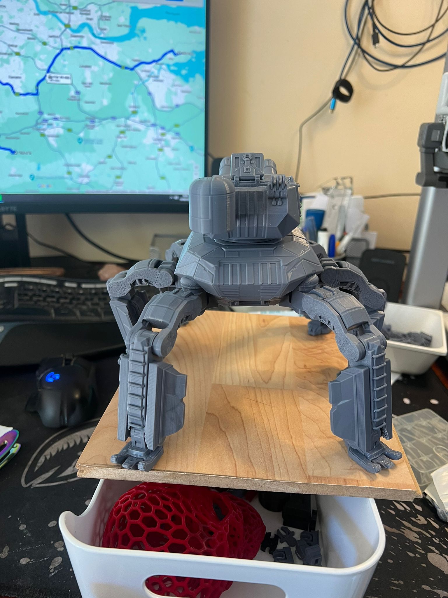 3D Printable Walker Tank - Manned by 2nd Dynasty