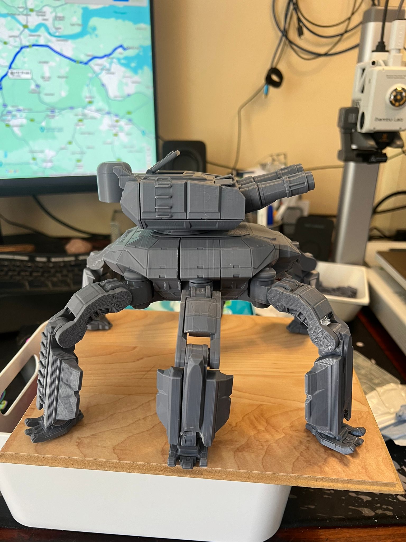 3D Printable Walker Tank - Manned by 2nd Dynasty