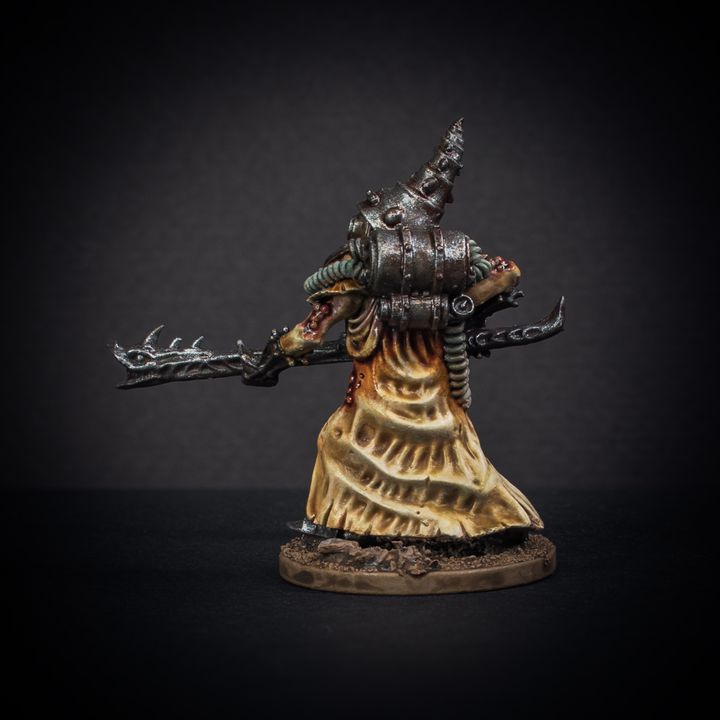 3D Printable Snake Staff - Chaos Sorcerer by Knucklebones Miniatures