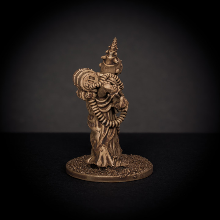 3D Printable Snake Staff - Chaos Sorcerer by Knucklebones Miniatures