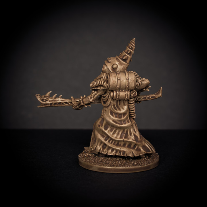 3D Printable Snake Staff - Chaos Sorcerer by Knucklebones Miniatures