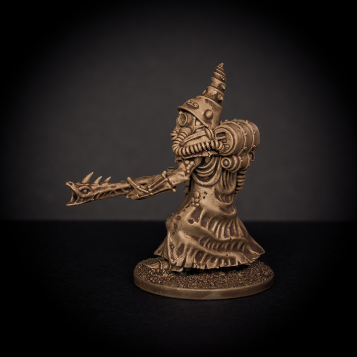 3D Printable Snake Staff - Chaos Sorcerer by Knucklebones Miniatures