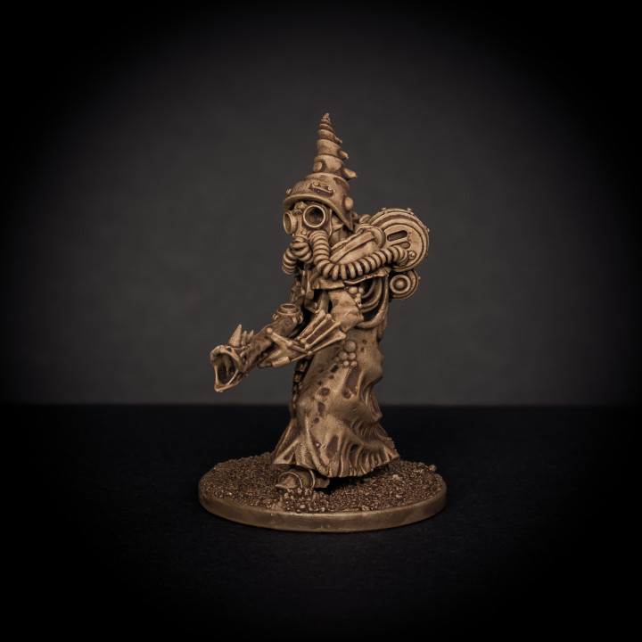 3D Printable Snake Staff - Chaos Sorcerer by Knucklebones Miniatures