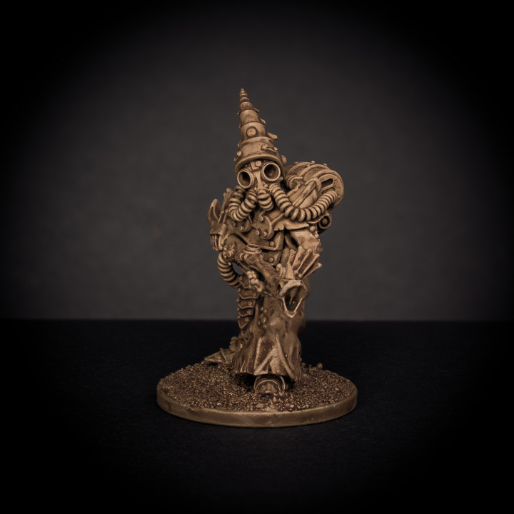 3D Printable Snake Staff - Chaos Sorcerer by Knucklebones Miniatures
