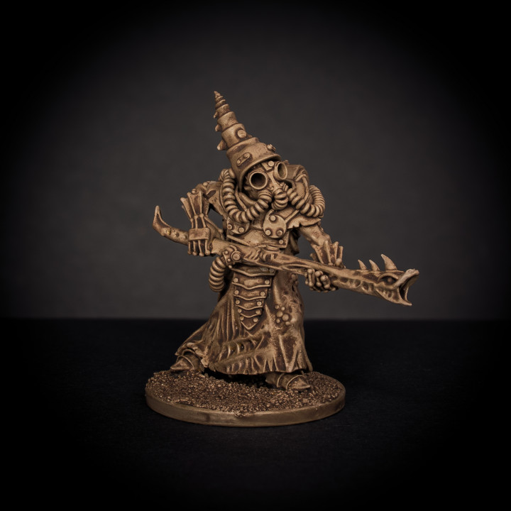 3D Printable Snake Staff - Chaos Sorcerer by Knucklebones Miniatures