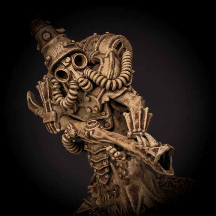 3D Printable Snake Staff - Chaos Sorcerer by Knucklebones Miniatures