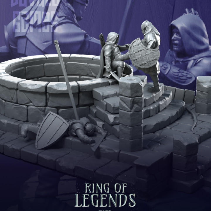 3D Printable April Release 24 | Release Pack | Ring of Legends by ...