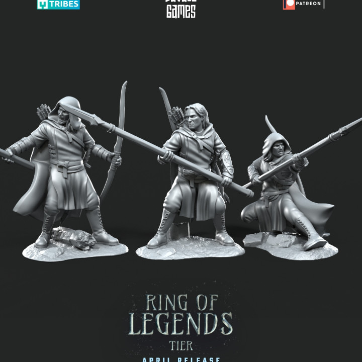 3D Printable April Release 24 | Release Pack | Ring of Legends by ...